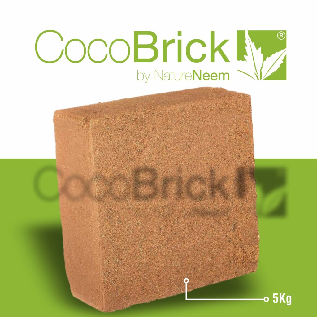 Coco Brick: Lightweight Planting Substrate for Urban Gardening - NatureNeem e-Shop